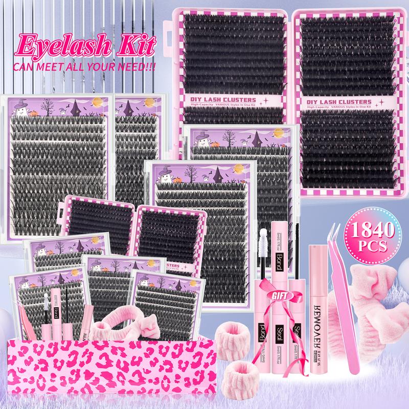 查看[1840 Eyelash Cluster Set, DIY Eyelash Extensions, Dense Long Curled ...