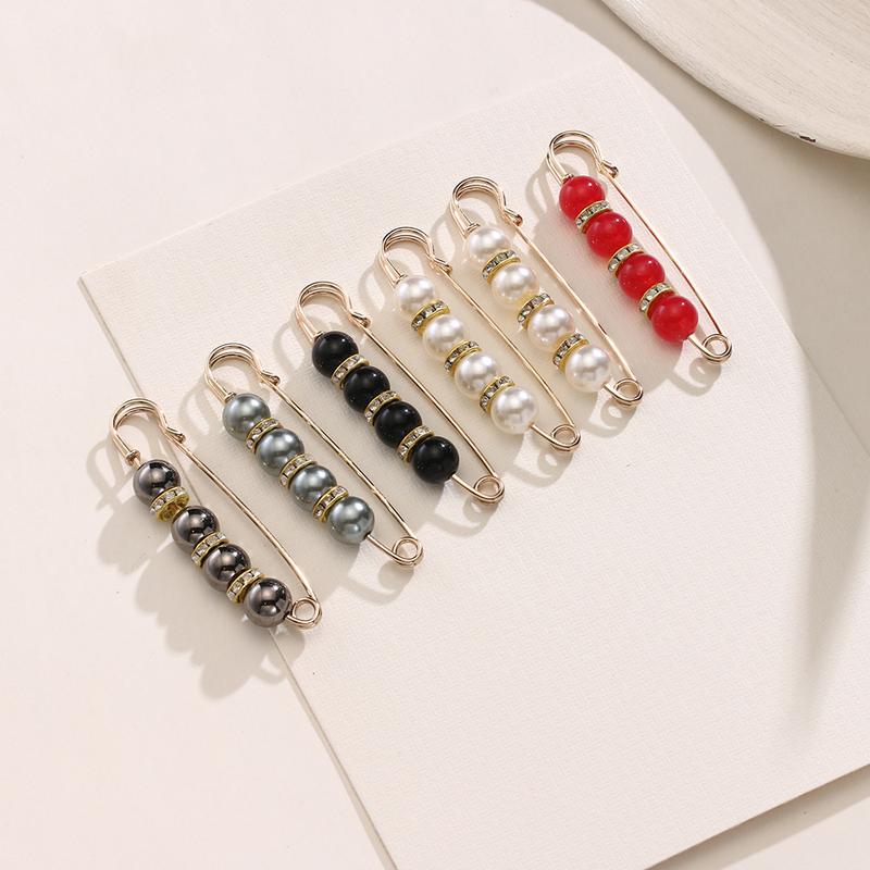 查看[(6 pcs) Pearl Safety Pins, Anti-Exposure Brooches, Korean Jeans ...