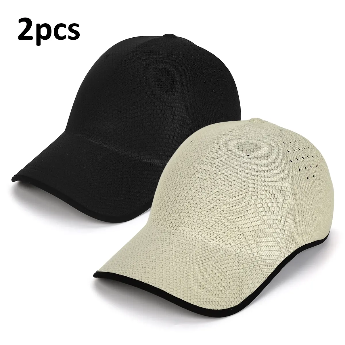 查看[2 Pieces Adjustable Soft Top Baseball Cap Set, Unisex Sun Protection ...