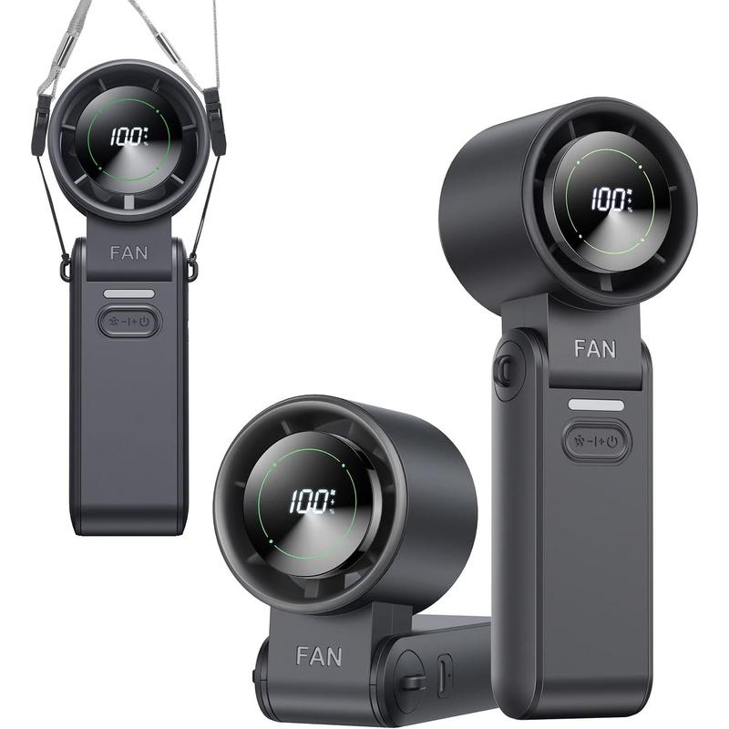 3-in-1 Portable Handheld Turbo Fan-100 Speeds13000 RPM, 12Hrs Cooling ...