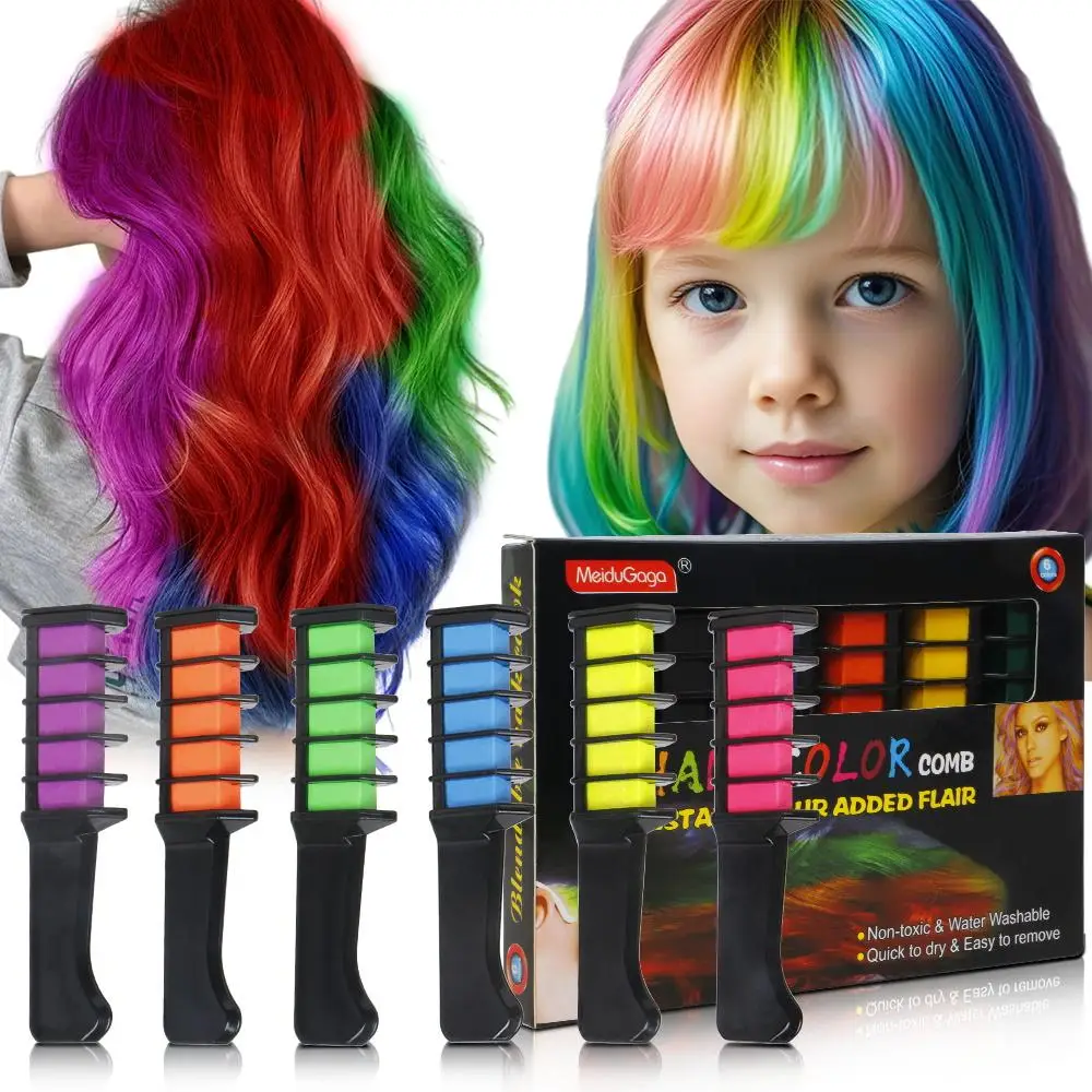 查看[Instant Hair Color Comb - Non-Toxic Water-Washable Quick Dry Vibrant ...