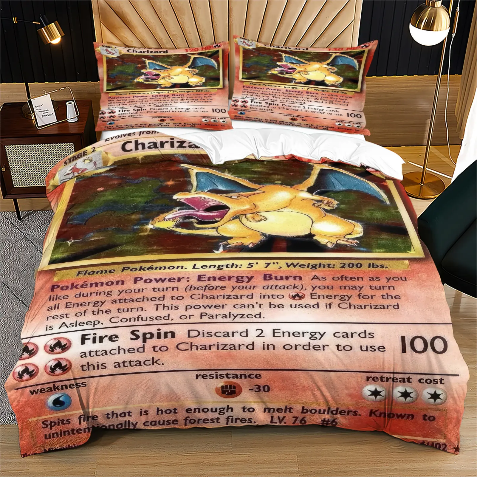 Pokémon Charizard Bedding Set, Soft Durable Printe TikTok爆款商品分析 - GMV ...