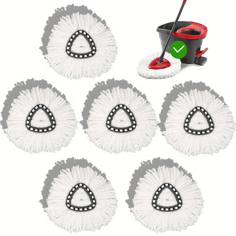 查看[6 Pcs Replacement Mop Heads, Microfiber Mop Refill Spinning Mop ...