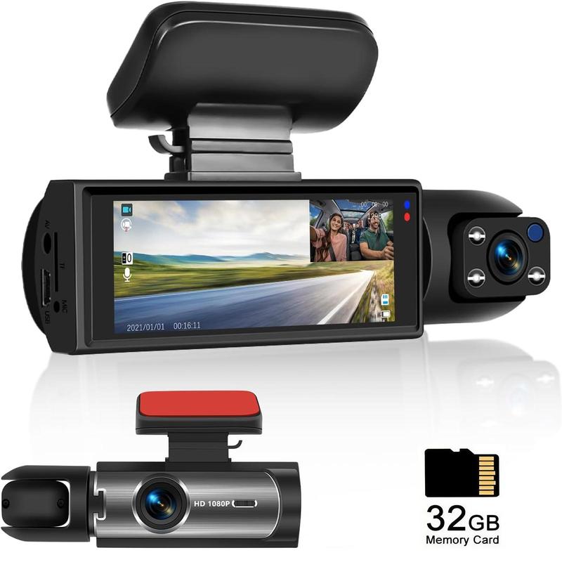 1080P Car DVR, Car Camera Dashcam, Car Camera DVR with 32GB Memory Card ...