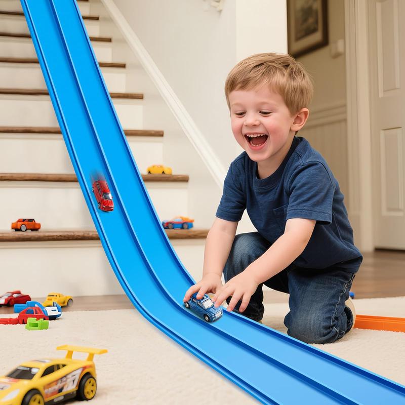 查看[Flex Tracks 15ft Beginner Flexible Track Set for Kids, Compatible ...