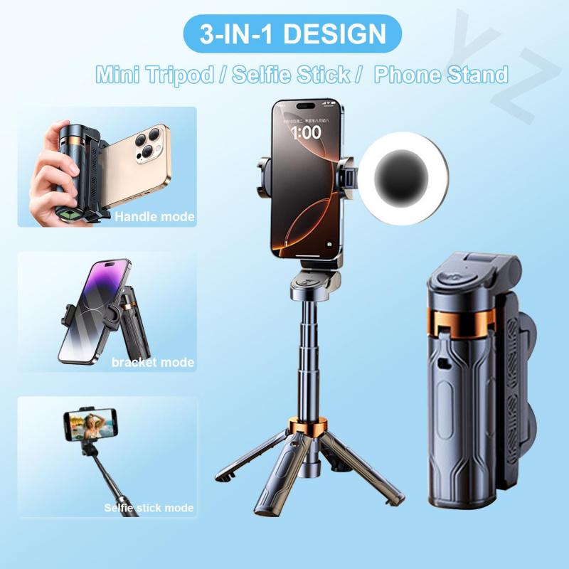 Tripod Stand Phone With Remote For Perfect Selfies，Mini Tripod Travel ...