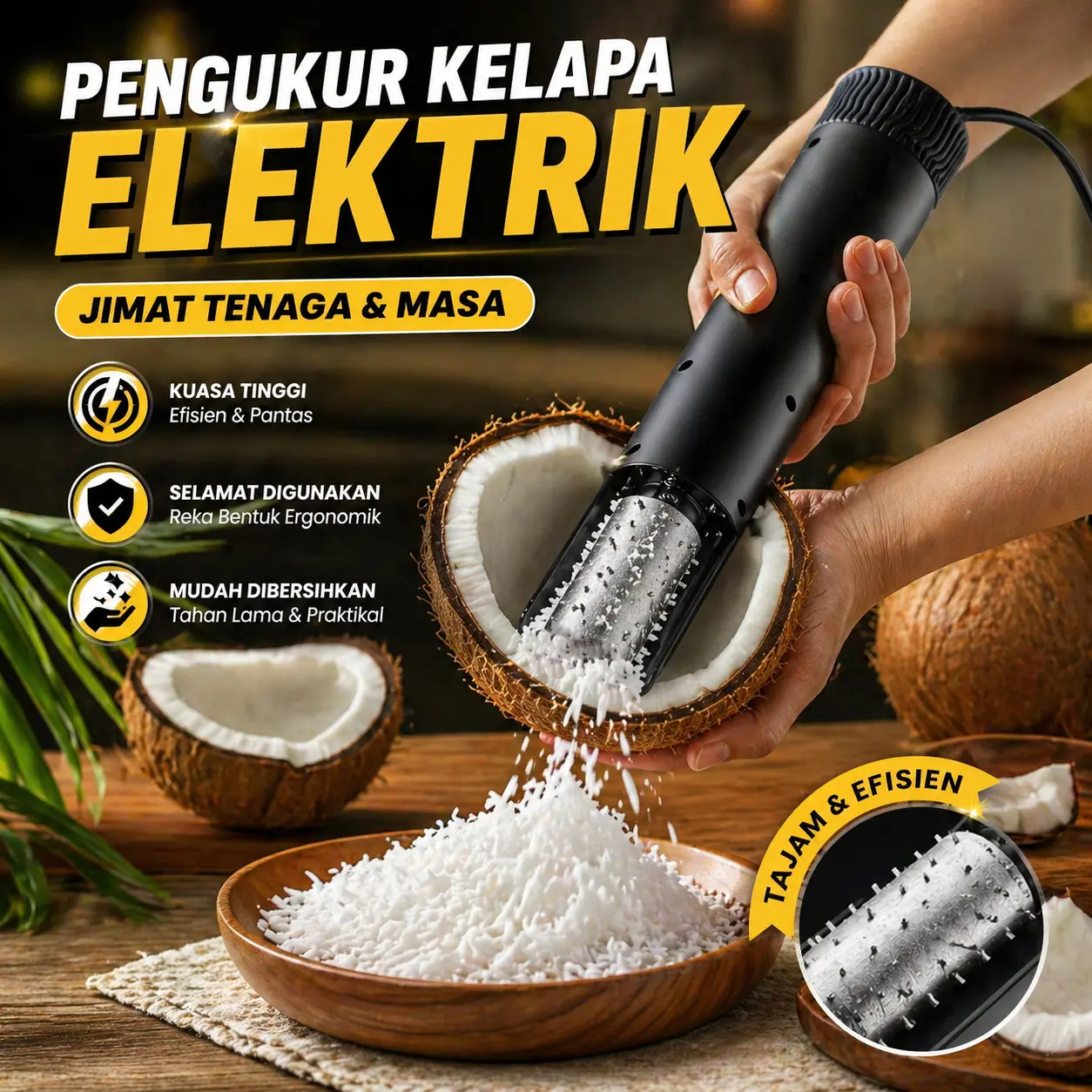 Mesin Parut Kelapa Elektrik 2026, Alat Pengikis Da TikTok爆款商品分析 - GMV ...
