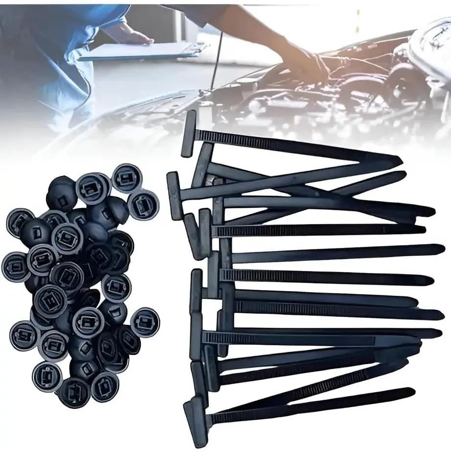 查看[Juego de 50 Cinchos Automotrices de Nailon Tipo Remache ...