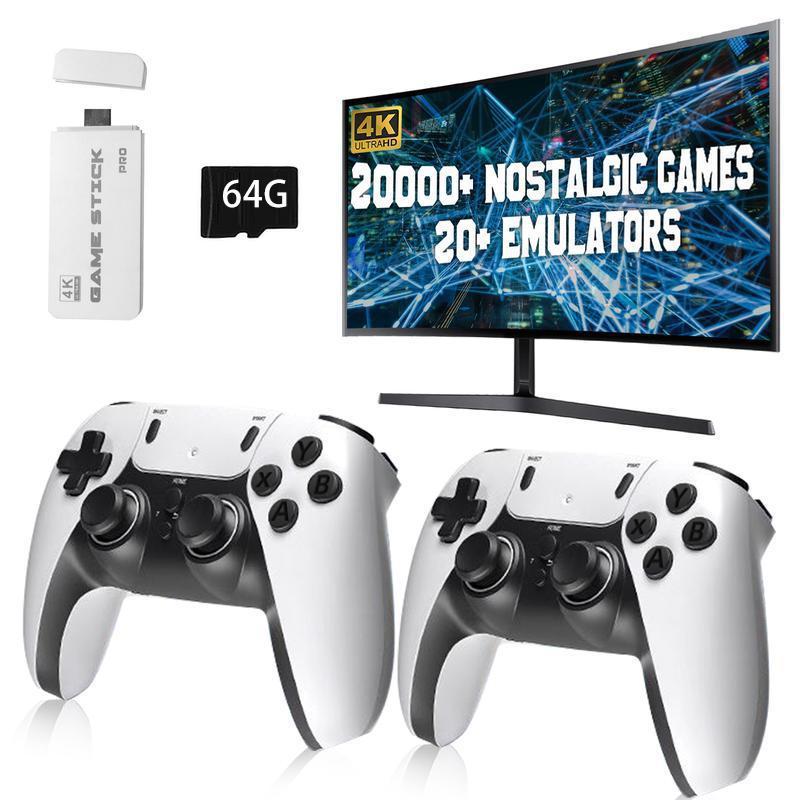 M15 Plus Wireless Retro Game Console, 4K HDMI Output Game Console with ...