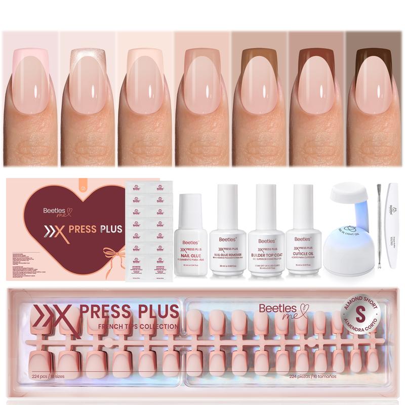 Beetles X Press Plus Gel Nails Kit 7 Colors Glitte TikTok爆款商品分析 - GMV ...