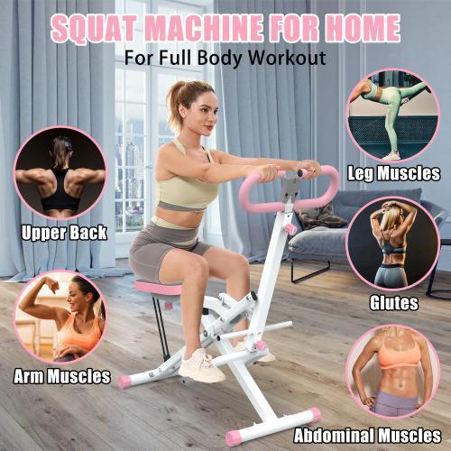 SAYGOGO Squat Workout Machine for Home Fitness, Rodeo Core Exercise ...