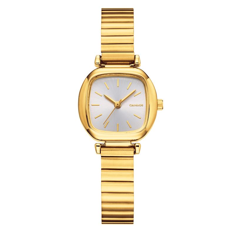 [CAINUOS] Fashion Waterproof Women's Watch Stainless Steel Double ...