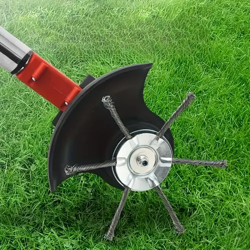 Steel Wire Wheel Grass Trimmer Head, Lightweight Lawn Mower Attachment ...