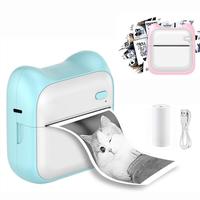 Portable Wireless Mini Label Printer, 1 Set Bluetooth-compatible ...