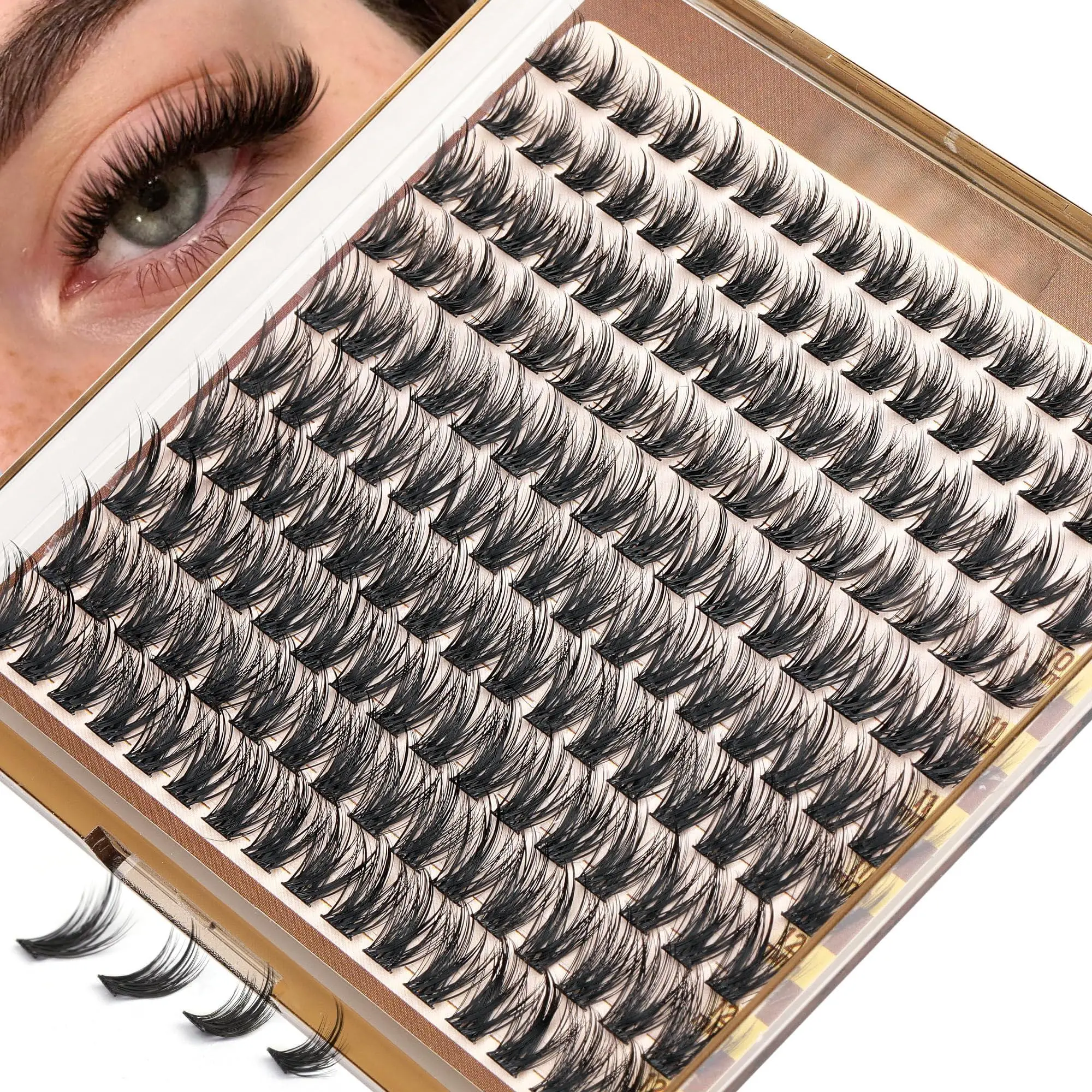 Short Lash Clusters 9-12mm Wispy Cluster Eyelash E TikTok爆款商品分析 - GMV ...