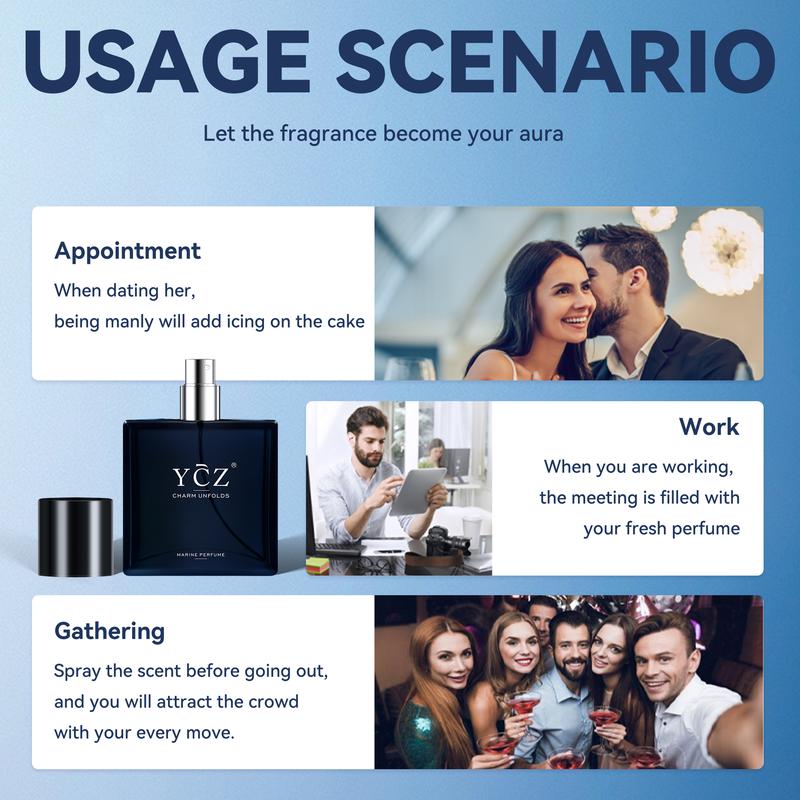 查看[YCZ Midnight Marine Man Cologne, Long Lasting Men perfume, Men's ...