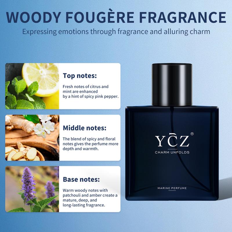 查看[YCZ Midnight Gentleman Eau de Parfum for Men 50ml Lasting Oriental ...