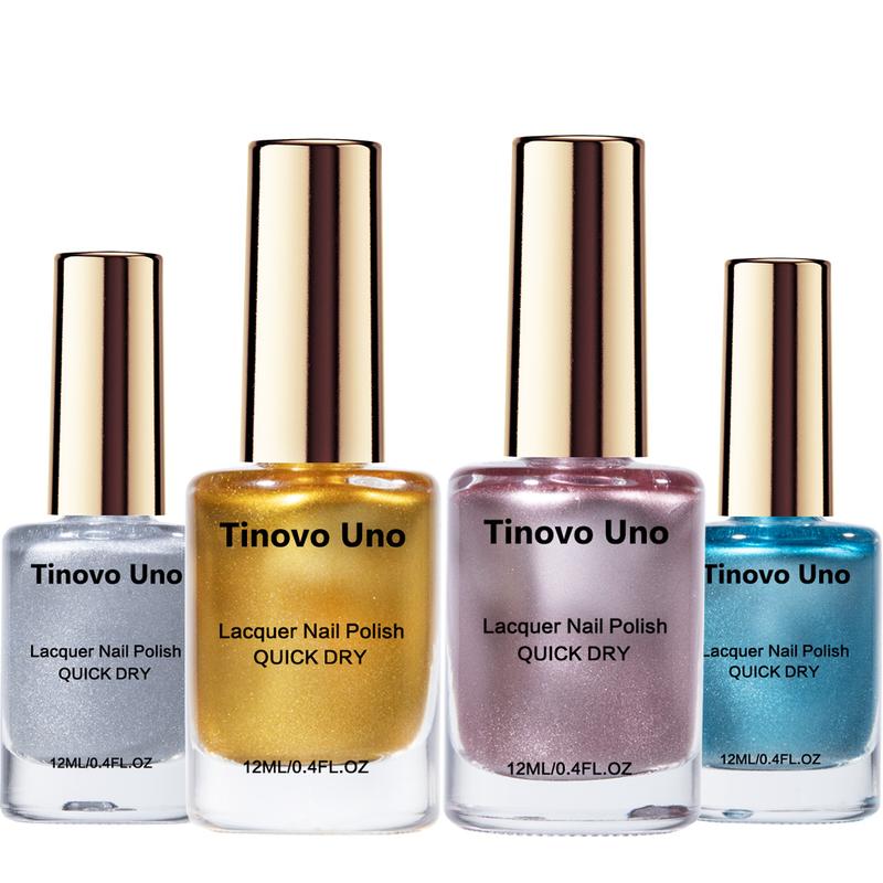 Tinovo Uno Nail Polish Set 4 Metallic Colors 2025 TikTok爆款商品分析 - GMV/销量 ...