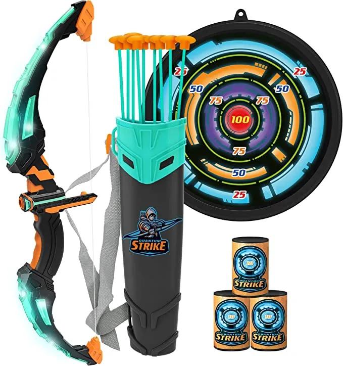 查看[Kids Bow and Arrow Set, LED Light Up Archery Toy Set with 9 Suction ...
