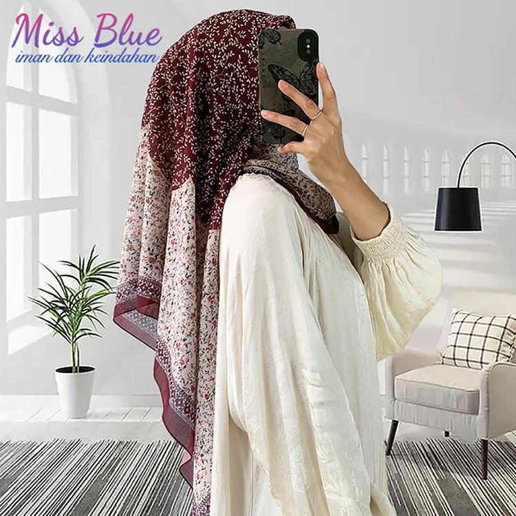 Miss Blue — selendang/skaf kecil bercorak bunga da TikTok爆款商品分析 - GMV ...