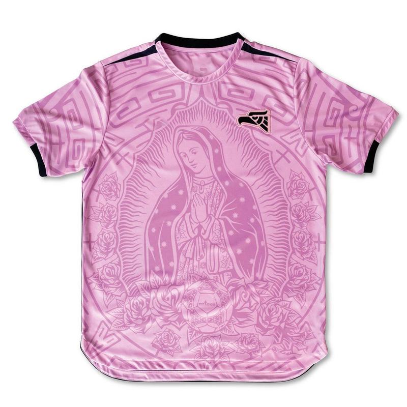 2025 Mexico Guadalupe Pink/White/Mint Color Soccer Jersey, Unisex ...