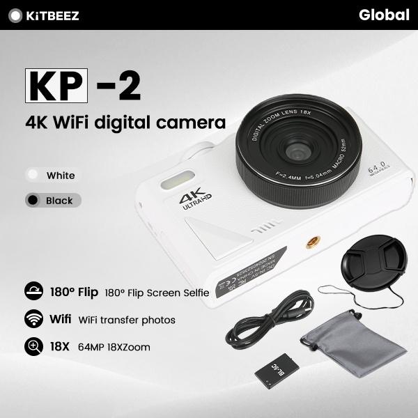 【KiTBEEZ KP-2】5K WiFi Digital Camera Digital Camera 75MP WiFi Digital ...