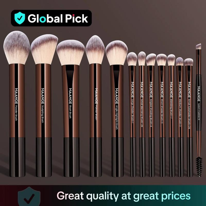 查看[Professional Makeup Brush Set, Metal Frame, Multiple Brushes ...