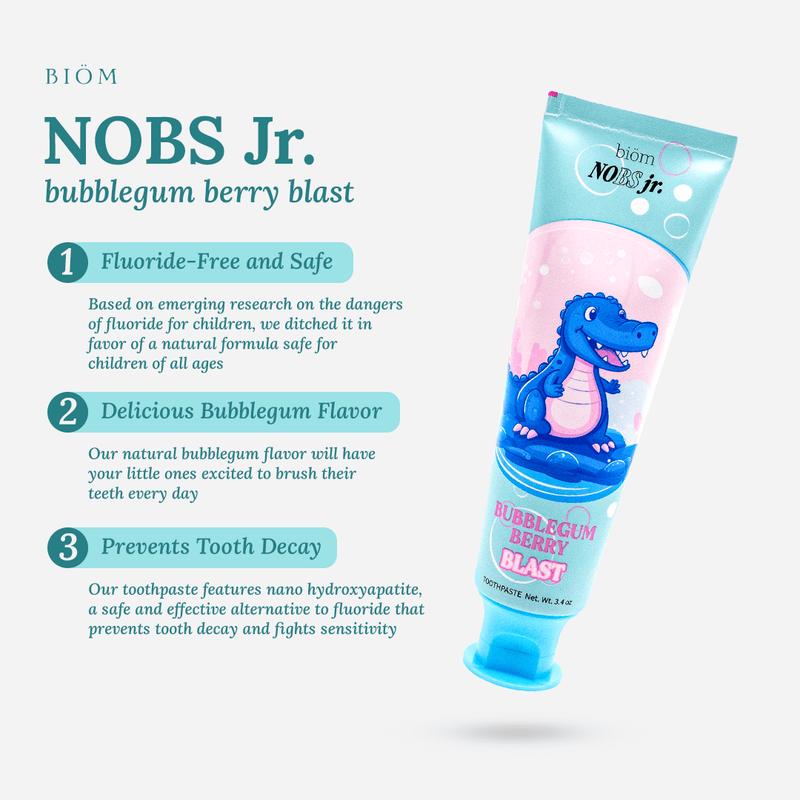 查看[NOBS Jr Kid's Toothpaste – Fluoride Free, Remineralizing - Dentist ...