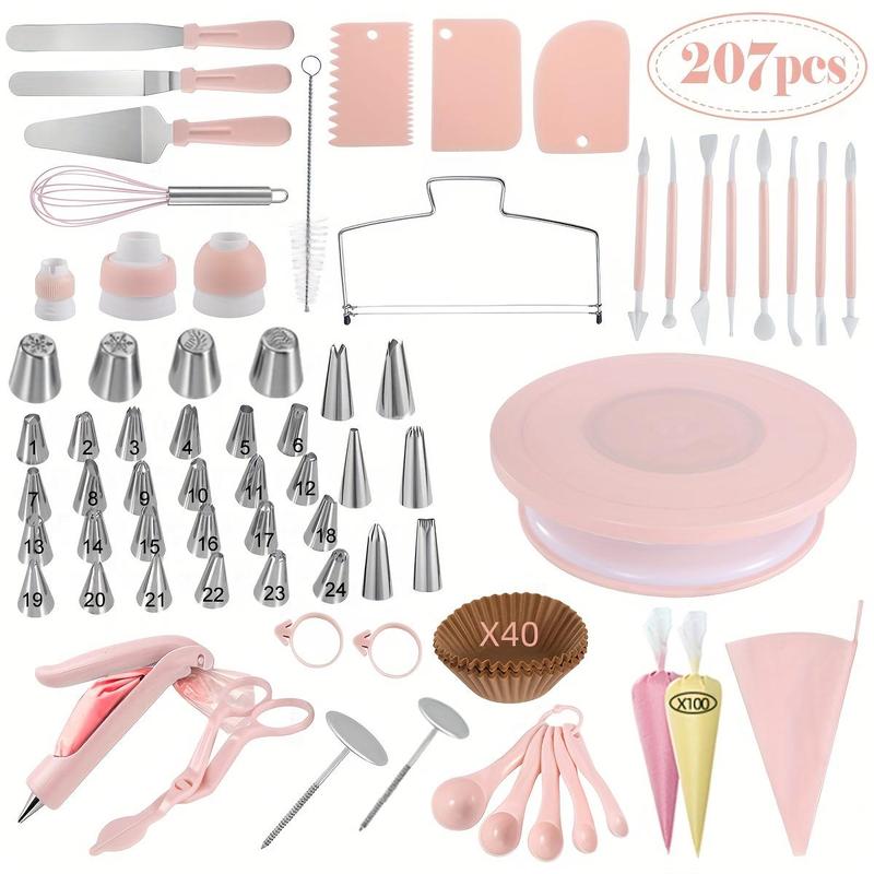 Cake Decorating Tool Set, 36/69/109/207pcs/set Cream Cake Decorations ...