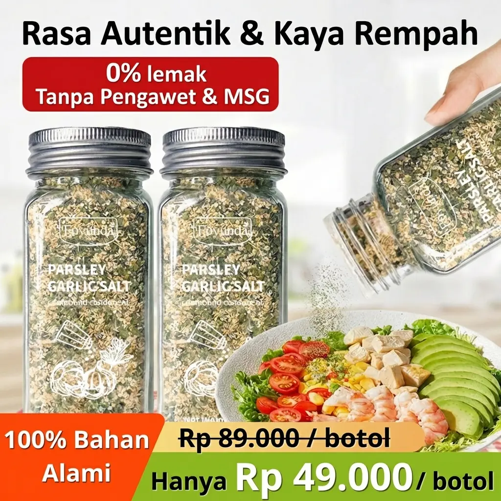 查看[Parsley Garlic Salt Bumbu Tabur Bawang Putih - Rendah Sodium ...