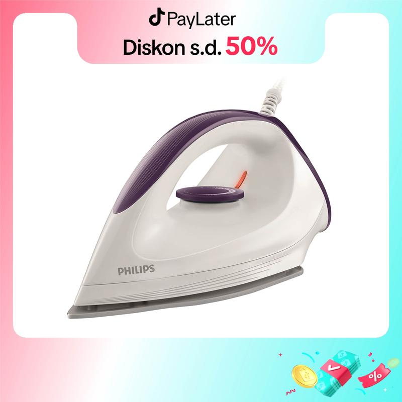 查看[Philips Setrika Kering Afinia GC160/27 - Putih Ungu, DynaGlide ...
