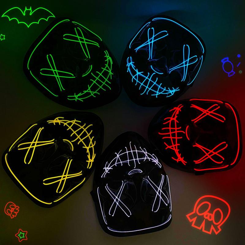 LED Halloween Mask with 4 Lighting Modes, Scary Sp TikTok爆款商品分析 - GMV ...