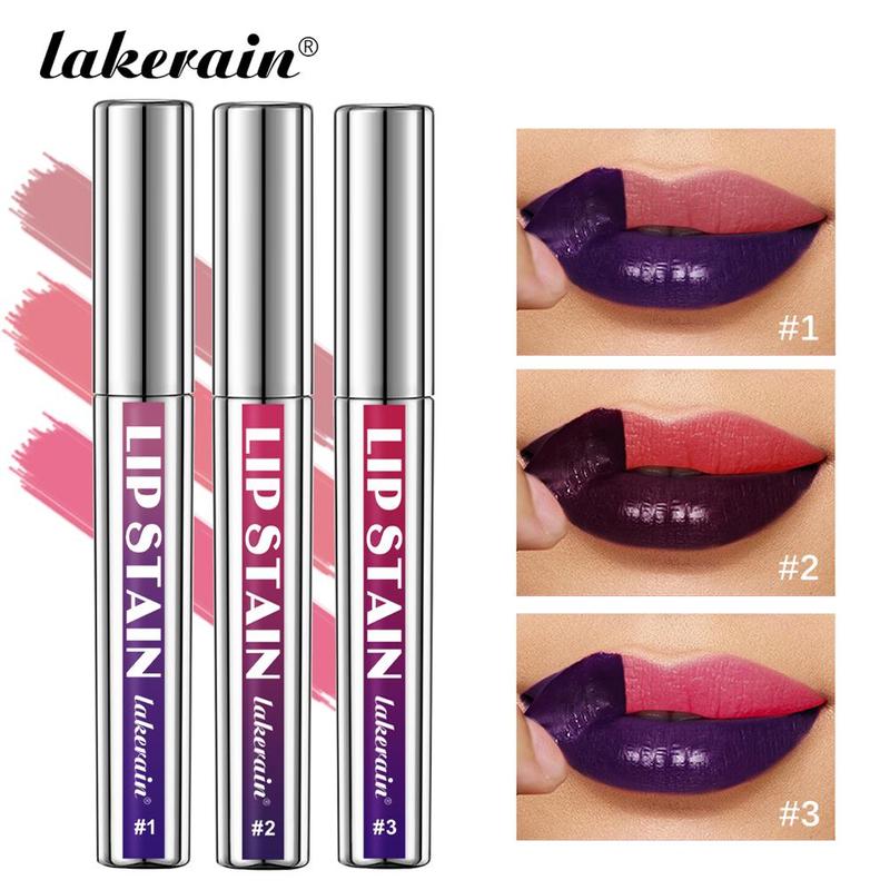 Long-lasting Lip Stain, 3 Counts/set Matte Peel-off Lip Gloss, Lipstick ...