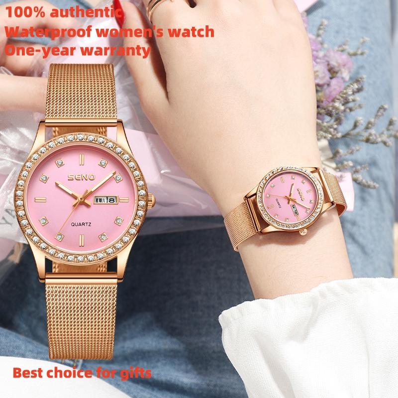 [SENO] One-year warranty waterproof women's watch, original full ...