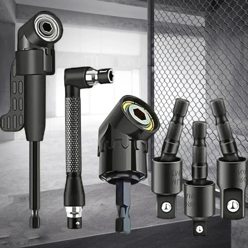 查看[6pcs Right Angle Drill Attachment Set, Includes 3 360° Rotatable ...