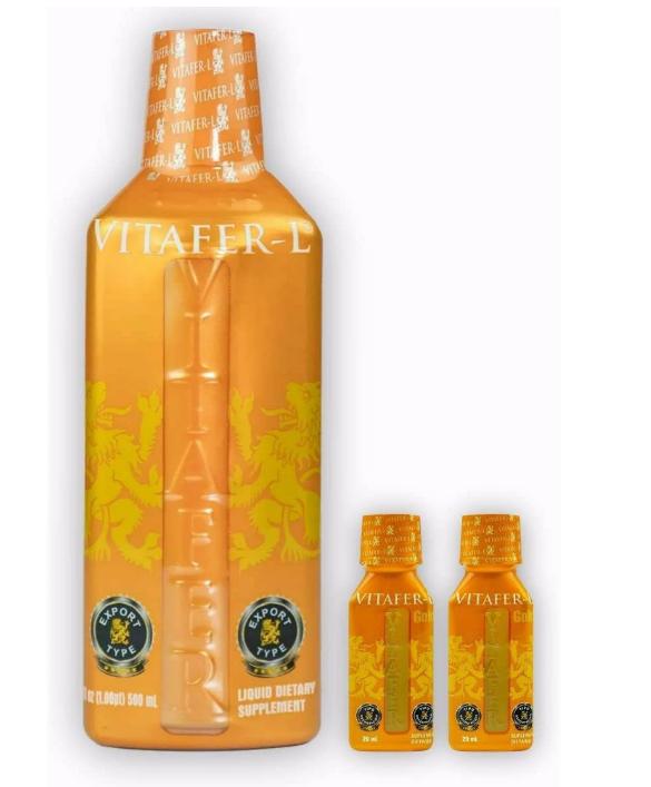 Vitafer L Gold Natural Fitness Energy Multivitamin Supplement for Men ...