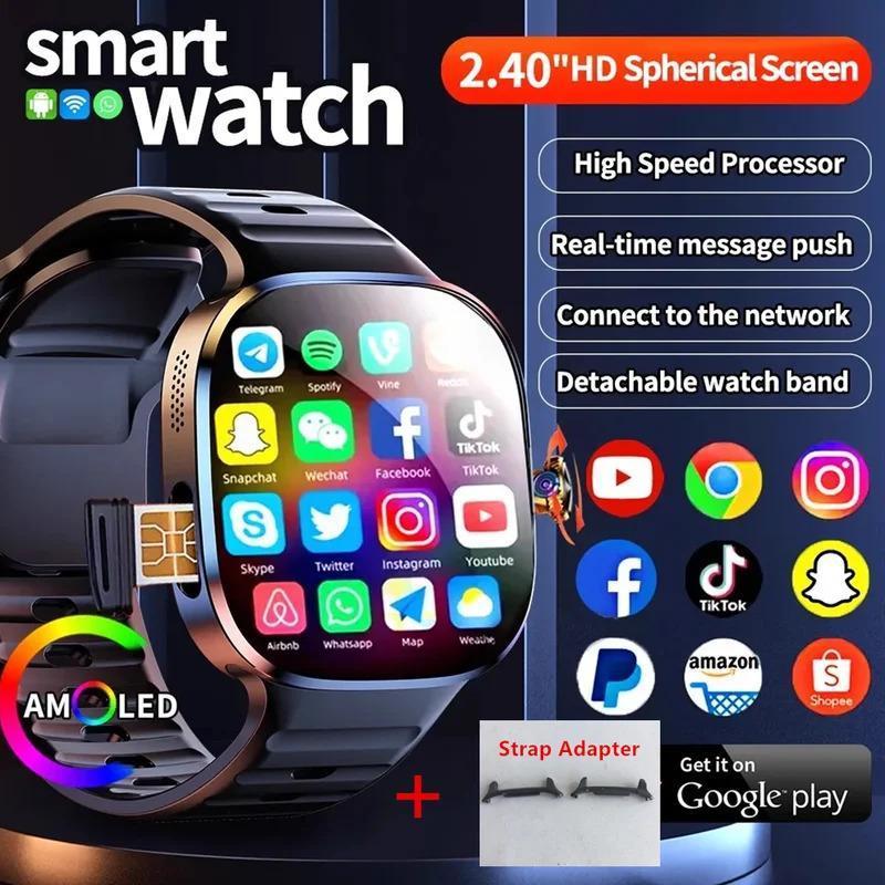 查看[Original M99 H99 Smartwatch 2.4" AMOLED Ultra Screen 4G/5G SIM Card ...