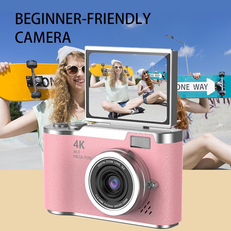 查看[Portable Digital Camera, Pink Student & Kids Camera, Compact Pocket ...