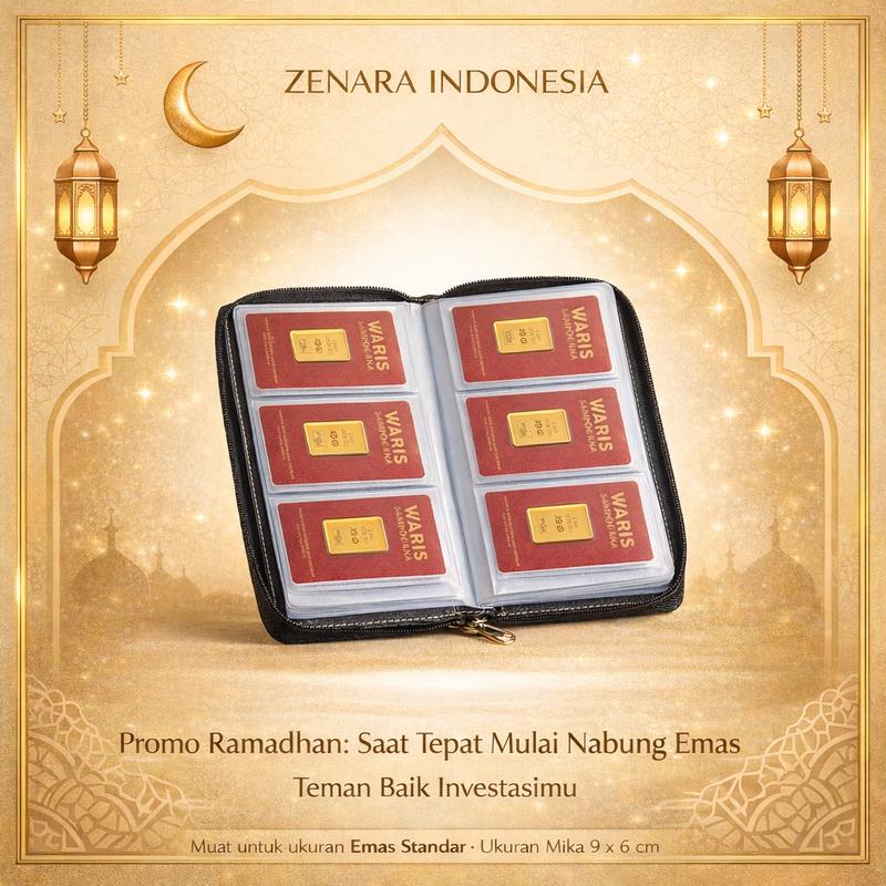 查看[Zenara Wallet - Dompet Logam Mulia Album Antam Tempat Penyimpanan ...
