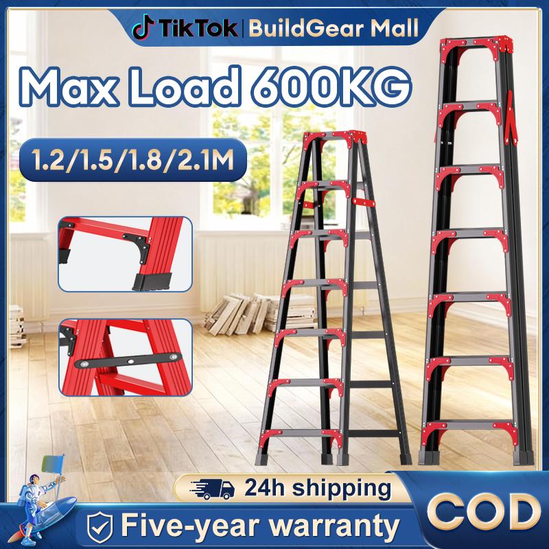 查看[【5-Year Warranty】Tangga Lipat Heavy Duty Ladder Foldable Aluminum ...
