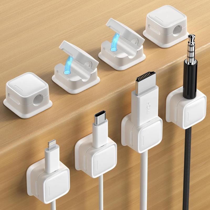 查看[6 Counts Data Cable Fixer Desktop Accessories Office Supplies Summer ...