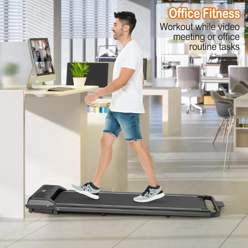 查看[OVER SELF Walking pad Treadmill, 6.2MPH Portable Folding Treadmill ...