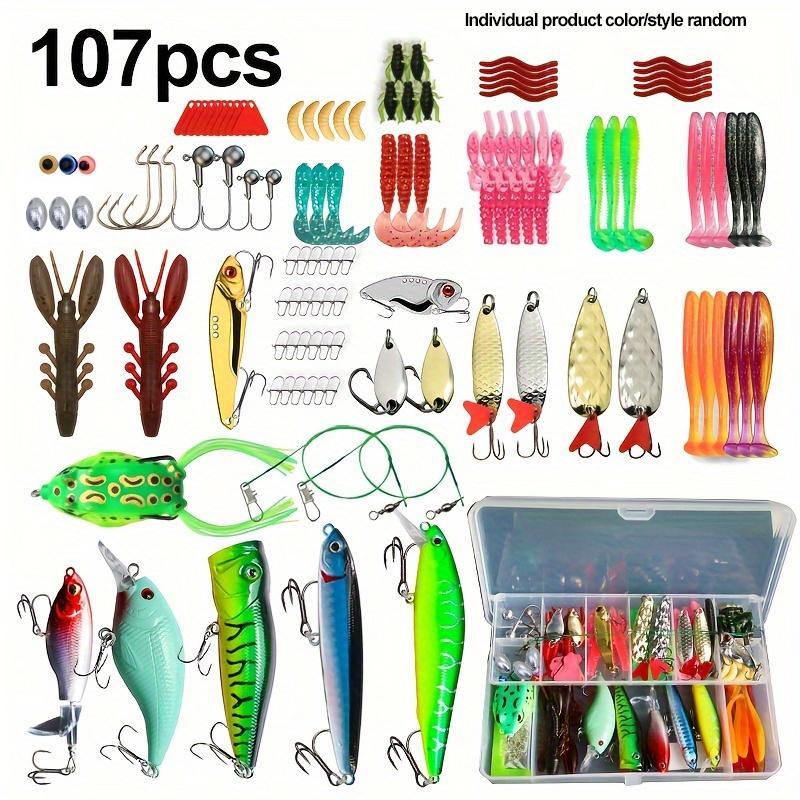 查看[Fishing Lure Set, Artificial Fishing Lure, Fishing Lures with Hooks ...