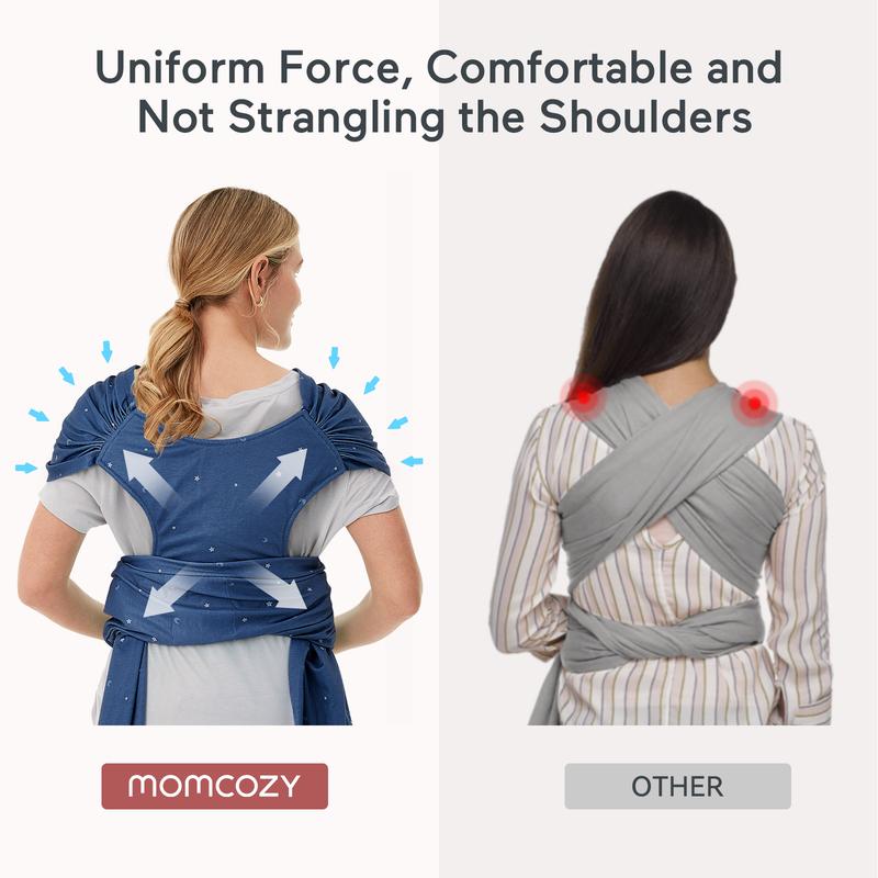 查看[Momcozy Baby Wrap Carrier Slings, Easy to Wear, for Babies Girl and ...