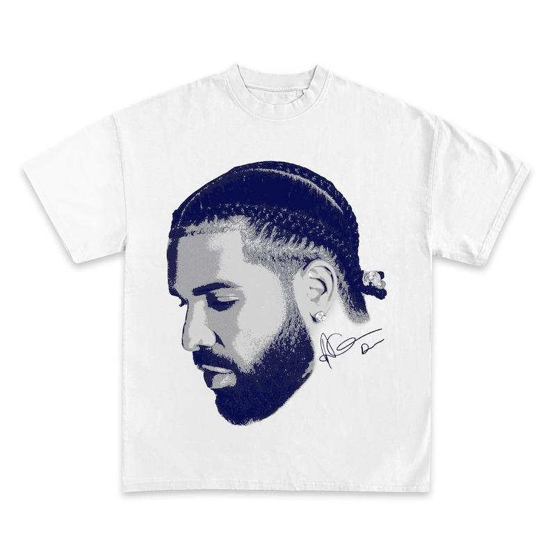 DRAKE GRAPHIC T-SHIRT | Rap Tee Concert Merch Champagne Papi | Rare Hip ...