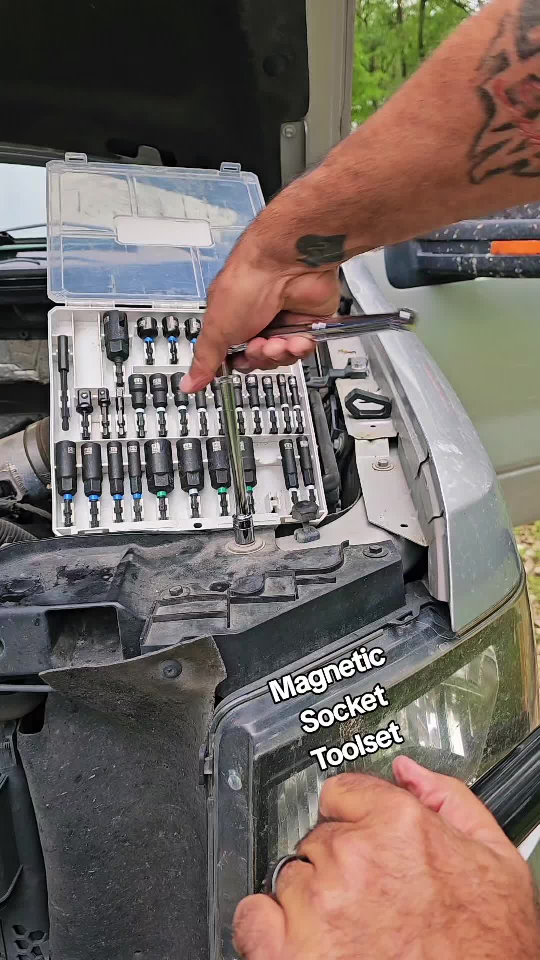 Magnetic Impact Nutdriver Toolset @toolant #toolset #socketset #carrepair #cartools #powertools ...