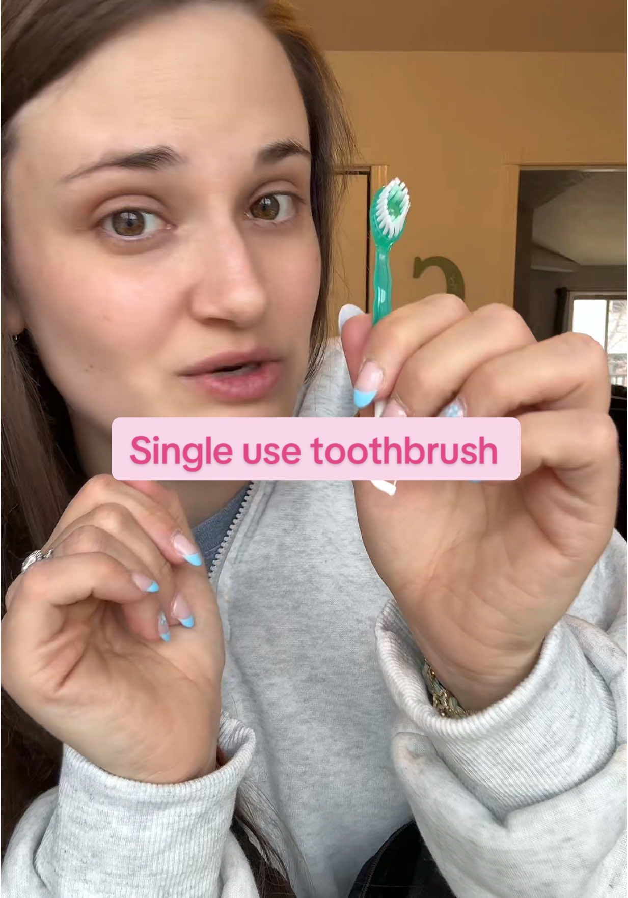 These single use toothbrushes are PERFECT for travel, cars, purses ...