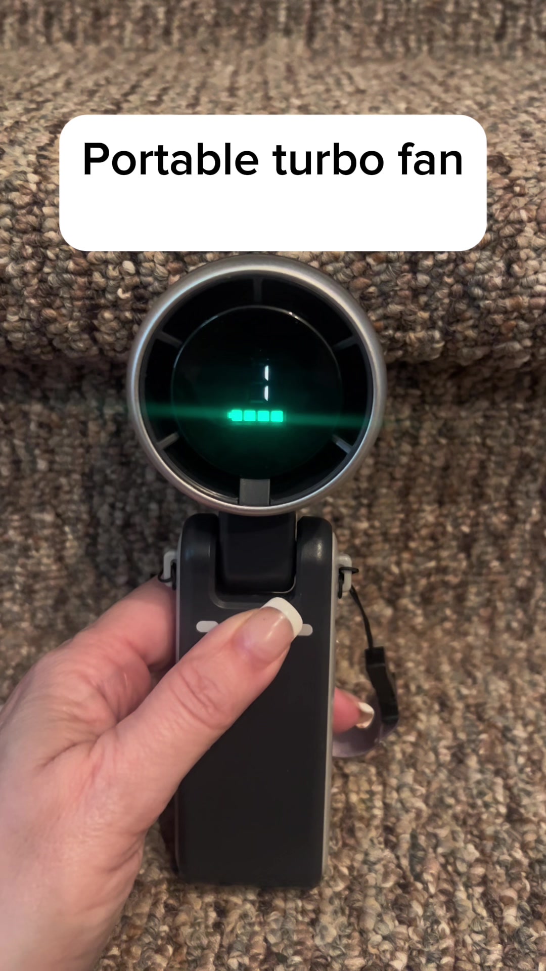 Portable, rechargeable handheld fan #fan #handheldfan #cool # ...