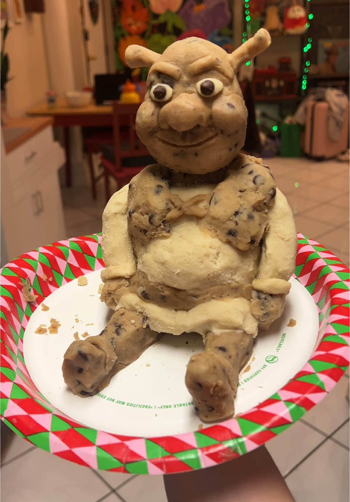 What’s wrong babe-You’ve hardly touched your shrookie 🍪 💚 #shrek # ...