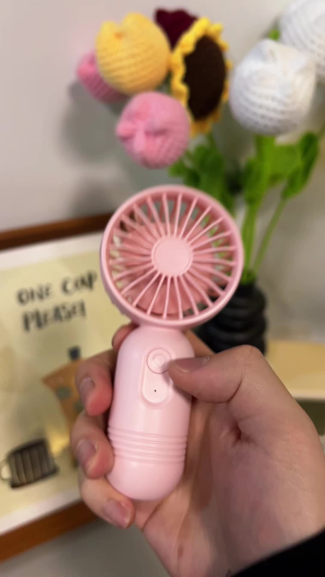 Hey, tired of fanning yourself? Check out the Portable Handheld Fan ...